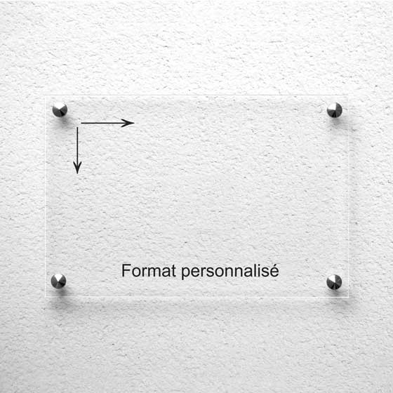 Plaque professionnelle plexiglas transparent | Exaplac Plaque professionnelle plexiglas transparent | Exaplac